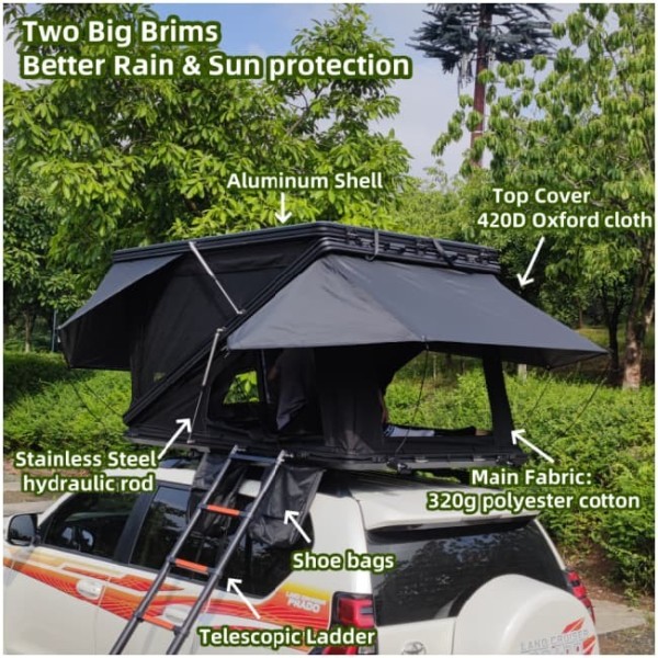 Quality Customized Fold Out Roof Tent Double Layer For Climates And Environments for sale