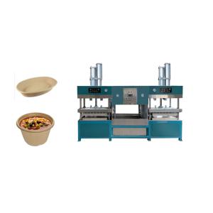 Quality Disposable Fiber Cup Lid Takeaway Food Tray Soup Bowl Machine for sale