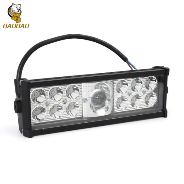 Quality 80V Offroad Auto Work Light 40W Rectangle White Yellow Flash for sale