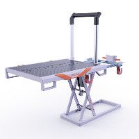 china Small Flexible Cargo Mobile Hydraulic Lift Material Handling Platform Customized
