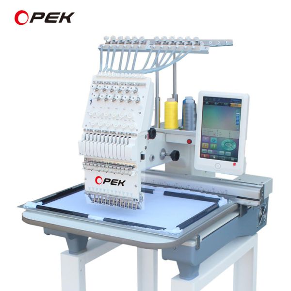 Quality 60*60cm Worktable Size Computerized Embroidery Machine for Flat Cap Hat T-shirt LOGO for sale
