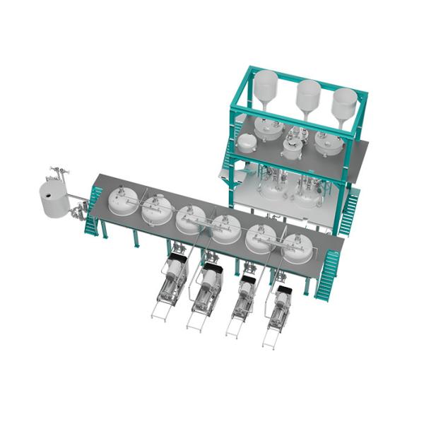 Quality Polished Stainless Steel Mixing Tank with Manual Top Discharge for sale