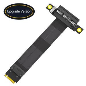 Quality M.2 NGFF NVMe to PCIe 3.0 X4 Extension Cable with 180 Degrees PCI-E Slot and for sale