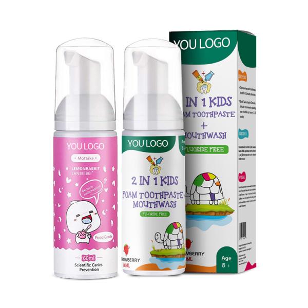 Quality Custom Private Label Natural Teeth Whitening Mousse Foam Toothpaste for sale