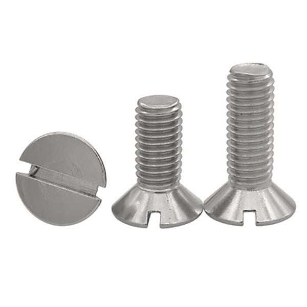 Quality GB68 Countersunk Head Bolts DIN963 Slotted Countersunk Flat Head Screw for sale