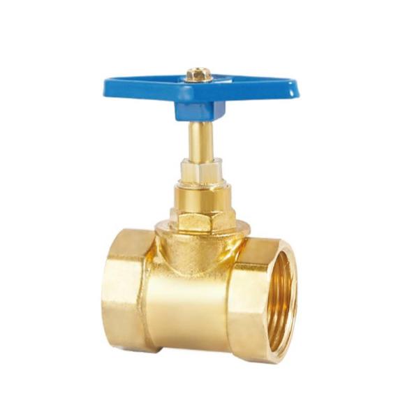 Quality DN20-NPT Threaded plumbing Brass Stop Valve abrasion resistance Customized for sale