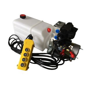 Quality Double Acting Hydraulic Cylinder Hyd Power Unit With 2 Station CETOP 03 Solenoid for sale