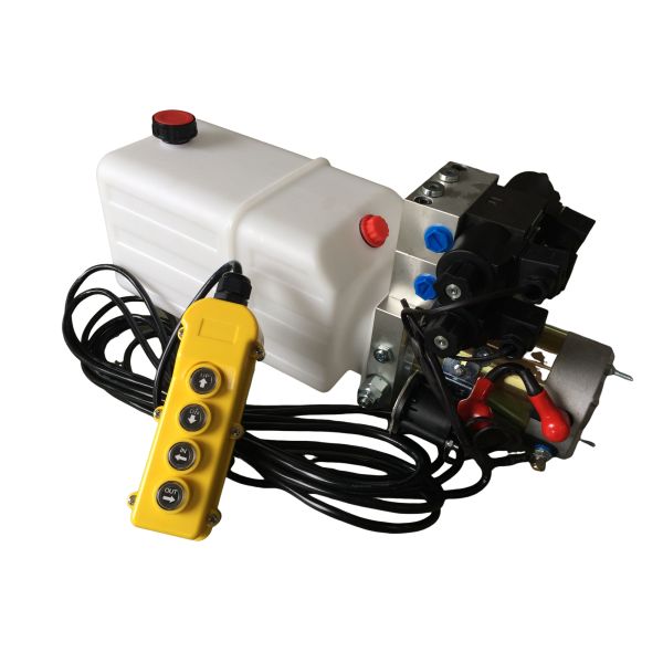 Quality Double Acting Hydraulic Cylinder Hyd Power Unit With 2 Station CETOP 03 Solenoid Valves for sale