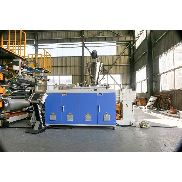 Quality UV Imitation Marble Board Extrusion Line PVC Marble Sheet Machine 350-450kg/H for sale