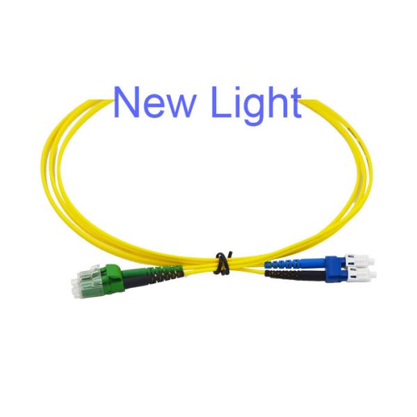 Quality Uniboot Duplex LC to LC Single Mode Fiber Optic Patch Cord for FTTH FTTB for sale