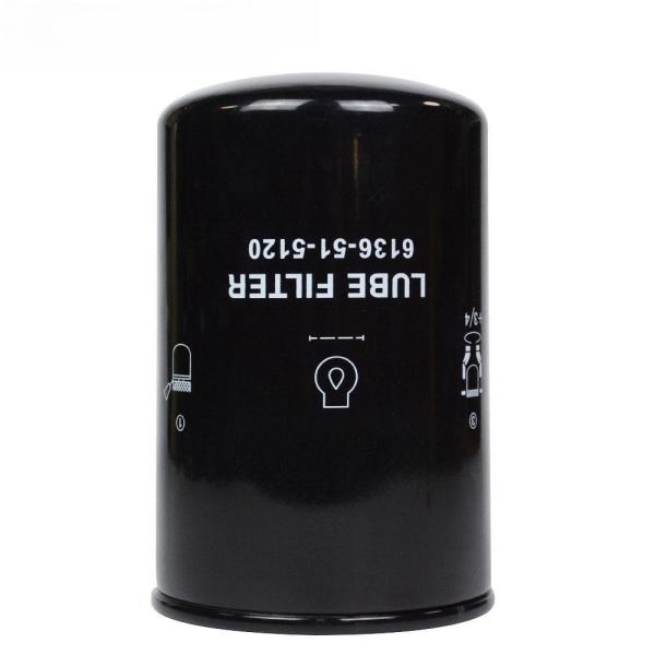 Quality Excavator Forklift Engine Oil Filter Factory Price Oil Filter 6136-51- 5120 P550086 for komatsu for sale