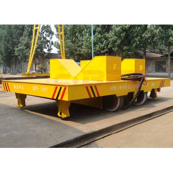 Quality 50t large capacity rail transfer carriage for assembly line for sale