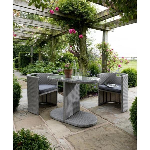 Quality Small Space Solution Outdoor Bistro Set with W67 x D57 x H74cm Chair Size and Mail Packing for sale