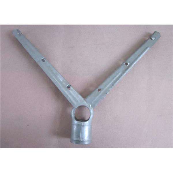 Quality 6 Strand 45° Barb Wire Arm For Chain Link Fence for sale