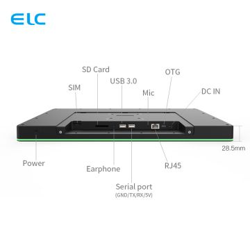 Quality 10.1 Inch POE Android 11 Meeting Room Tablet With Touch Screen LED Light Bar for sale