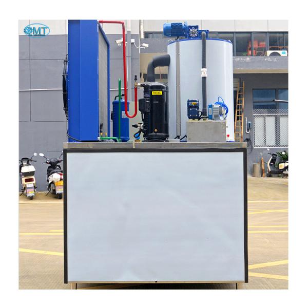 Quality 1200KG Ice Storage Capacity 3ton Flake Ice Machine for Seafood Processing for sale