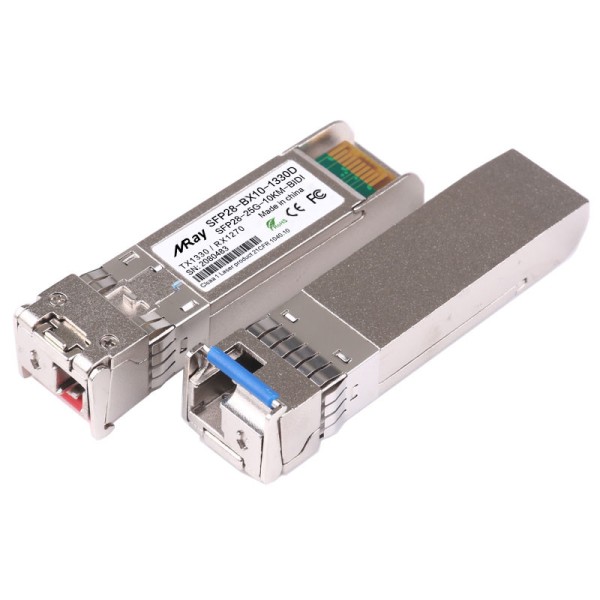 Quality LC DDM 25G SFP28 Transceiver Module Bidi 10km Tx1270nm Rx1330nm Simplex LC for sale