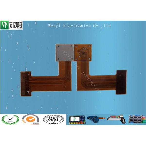 Quality Stainless Steel Stiffener Polyamide Flexible Printed Circuit Cable 0.5 Mm Gold for sale
