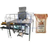 Quality Feed Pellet Automatic Big Bag Filling Machine For 25 KG PP Woven Bags for sale