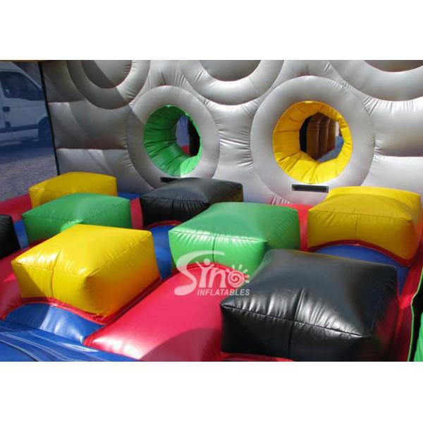 Quality Outdoor Kids Commercial Inflatable Obstacle Course For Inflatable Playground for sale