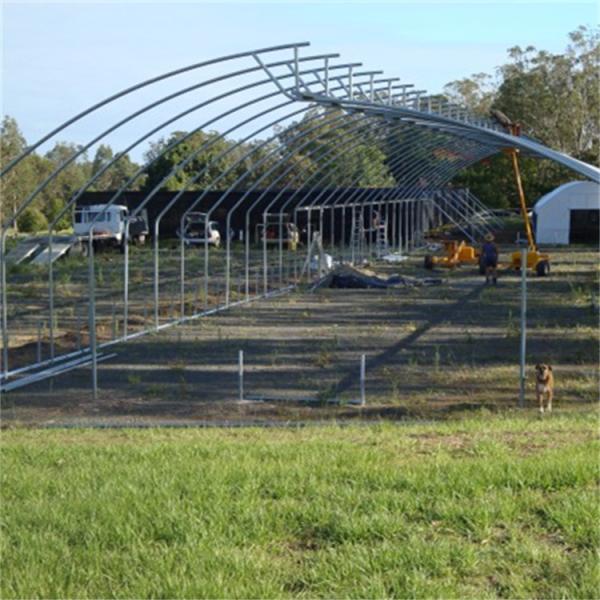 Quality Tropical Ventilation System Sawtooth Single Span Greenhouse For Vegetables for sale