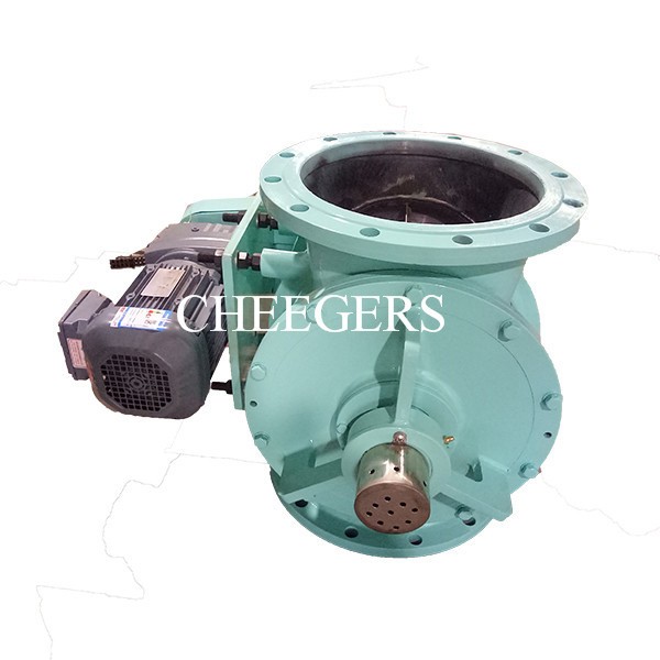 Quality DN150 Material Handling Valve 8 Blades Direct Drive 6 Tons/h for sale