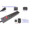 china American 10 Outlets Slim Plug Power Strip With Side Socket , Power Distribution