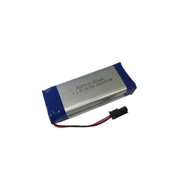 Quality 7.4V 2500mAh 2S1P Rechargeable Li-Ion Battery Pack for Torch Flashlight PAC953070 for sale