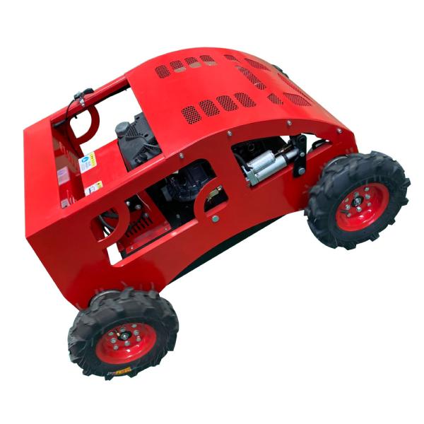Quality Fast Rotary Cutting Wheeled Electric Automatic Lawn Mower 130kg HT750 for sale