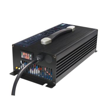 Quality 48V 36V 24V 12V Lithium Battery Charger Smart High Efficiency for sale
