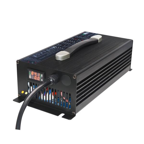 Quality 48V 36V 24V 12V Lithium Battery Charger Smart High Efficiency for sale