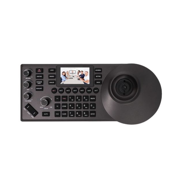Quality DAIPU CCU-106 NDI RS232/485/422 PTZ IP Joystick Controller for Video Live Streaming PTZ Camera for sale