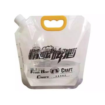 Quality Reusable 3 / 5 Liter Bag In The Box Wine Packaging Pouches With Valve / Cap for sale