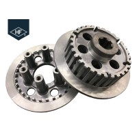 Quality BAJAJ Aluminum Motorcycle Clutch Hub CT100 6 Holes Housing 200CC Displacement for sale