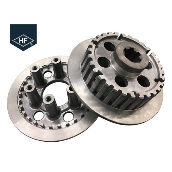 Quality BAJAJ Aluminum Motorcycle Clutch Hub CT100 6 Holes Housing 200CC Displacement for sale
