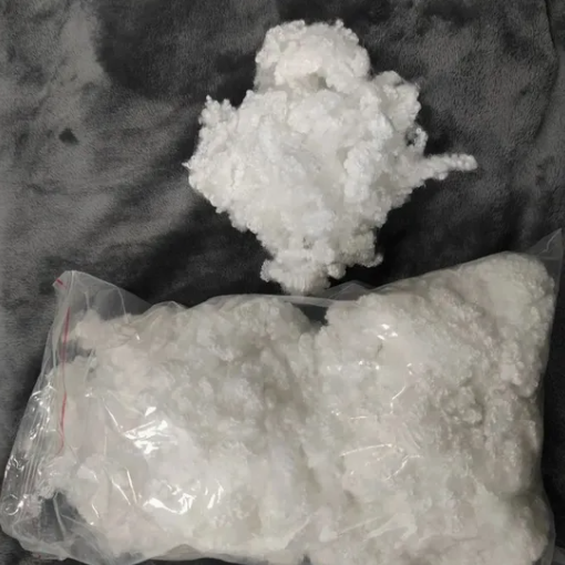 Quality Filling Material Raw Virgin Recycled Synthetic Siliconized Polyester Staple for sale
