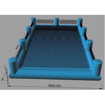 Quality Custom 0.9mm PVC Square Inflatable Swimming Pool Waterproof 9.5mL x 6.4mW for sale