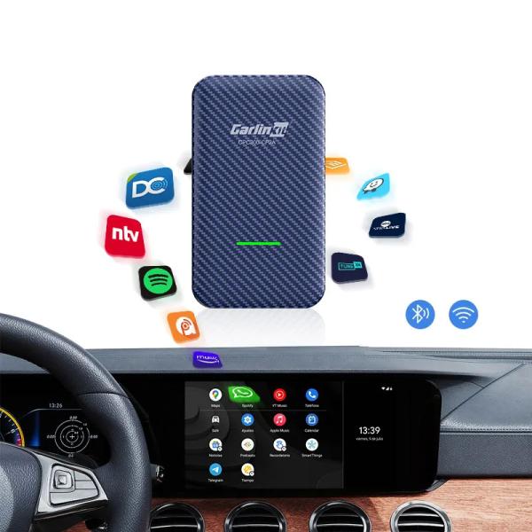 Quality Portable wired to wireless Adapter carplay apple & android auto Smart Dongle for sale