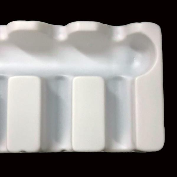 Quality Semi Enclosed Plastic Packaging White PET Blister Insert Tray For Ampules Vials for sale