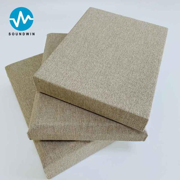 Quality Soft Sound Absorption Board For Audio Rooms Cinema Anti-collision Wall Decoration Cloth Panels For Meeting Room for sale