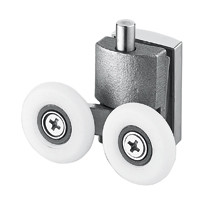 Quality Smooth Shower Bathroom Sliding Glass Door Rollers Universal 30kg Stress Capacity for sale