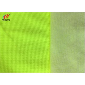 Quality Polyester Cotton Fluorescent Material Fabric Weft Knit For Traffic Police for sale