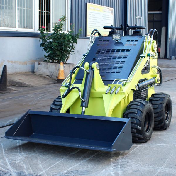 Quality Cheap Walk Behind Wheel Mini Loader Skid Steer Attachments Remote Control Log for sale