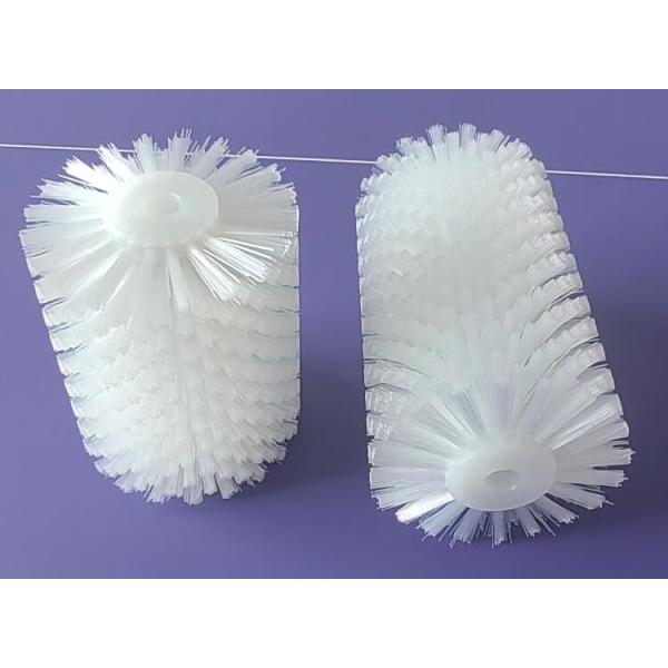 Quality High Cleaning Efficiency 7 Inch OD Nylon Bristle Vegetable Cylinder Cleaning Brush for sale