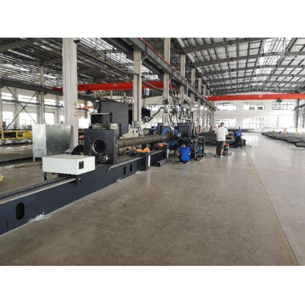 Quality 350mm 2000mm Automatic Robotic Welding Machine For Light Pole for sale