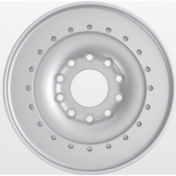 Quality 10Jx20inch Silver Military Wheel Rim for sale