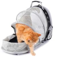 Quality Outside Portable Cat Bubble Backpack Capsule Pet Bag Breathable for sale