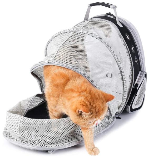 Quality Expandable Cat Capsule Backpack Transparent Dog Bubble Backpack for sale