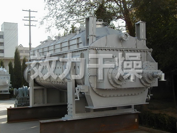 Quality Dual Shaft High Volume Hollow Paddle Dryer For Large Scale Industrial Waste Treatment for sale