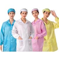 Quality Long Sleeve Anti Static T Shirt ESD 2.5mm Cleanroom Hooded Work Pants for sale